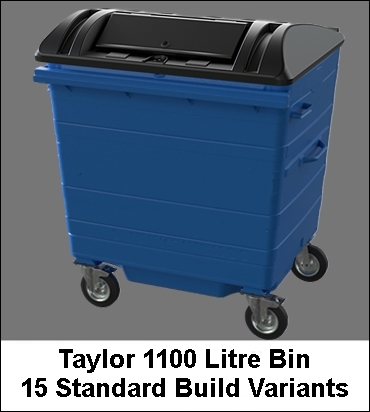 Chamberlain 720 - 940 Ltr Bins | DJE Recycling Systems