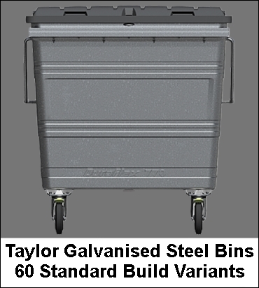 Chamberlain 720 - 940 Ltr Bins | DJE Recycling Systems