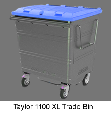 1280 Trade Waste Bin | DJE Recycling Bins