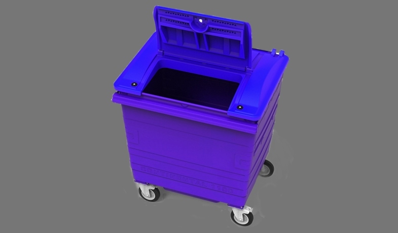 1100 Litre Bin |Lid in Lid | DJE Recycling Bins