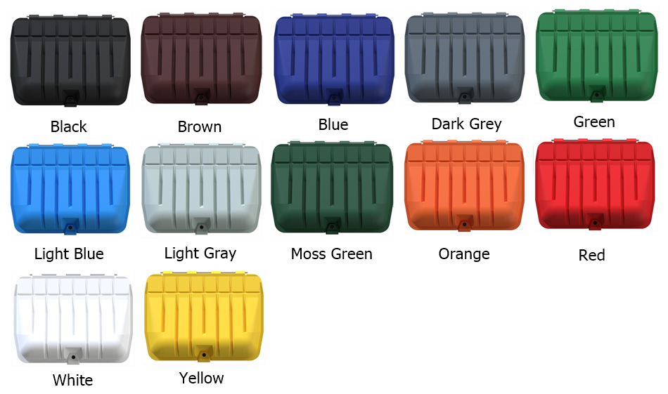 1280 Trade Waste Bin | DJE Recycling Bins