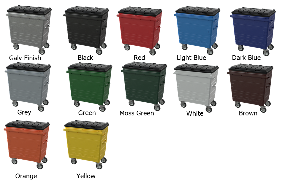 Taylor Mk2 l-wheeled bin 770-litre capacity